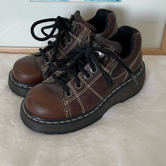 Dr. Martens | Shoes | Vintage Dr Martens Chunky Slug Round Toe Shoes ...